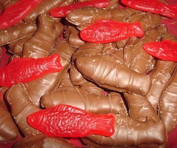 Chocolate Covered Swedish Fish | Lickee's & Chewy's